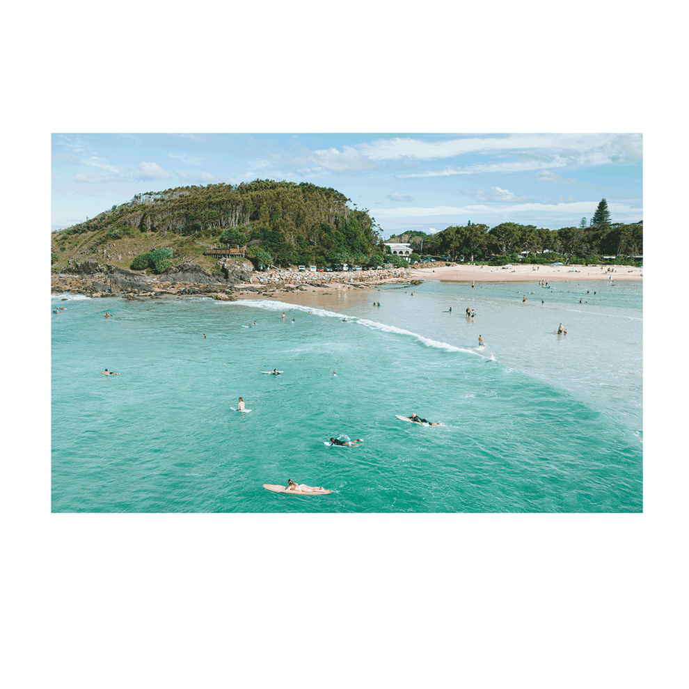 Scotts Head Surf Print | Coastal Wall Art Photography – From Above Images